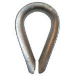 Regular Duty Thimble – Galvanized Steel, Light-Duty Wire Rope